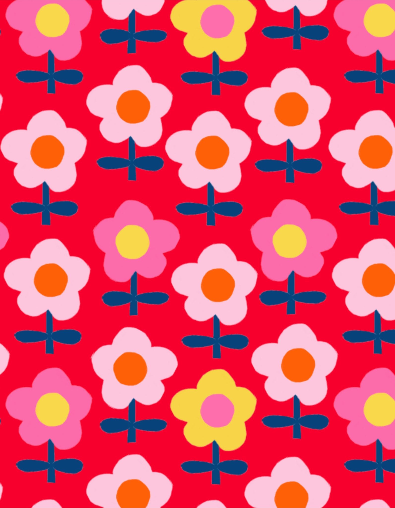 Organic Floral Mushroom Print Pyjamas - Toby Tiger